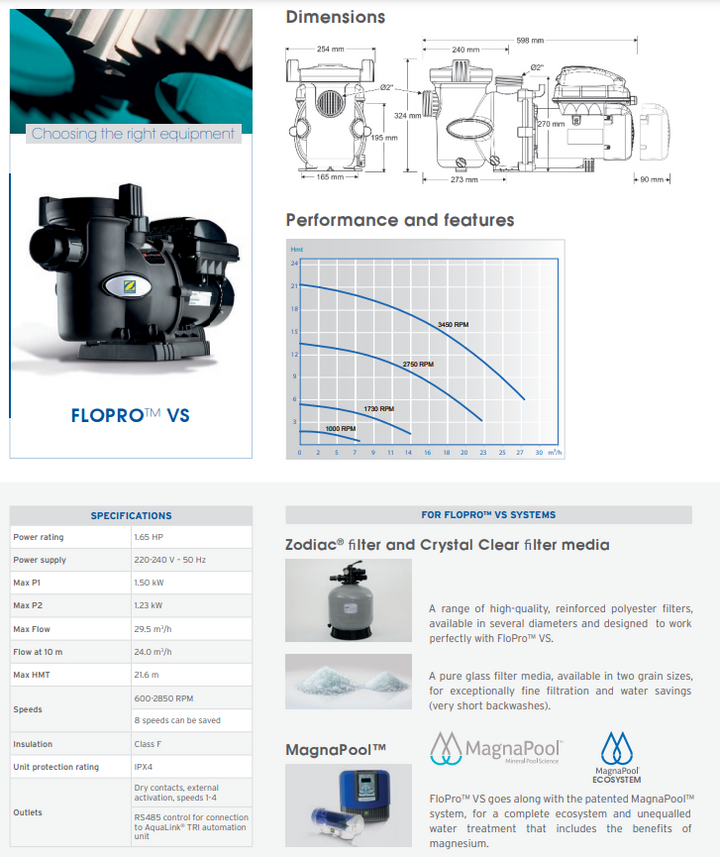 Zodiac Pumps – My Online Pool Shop